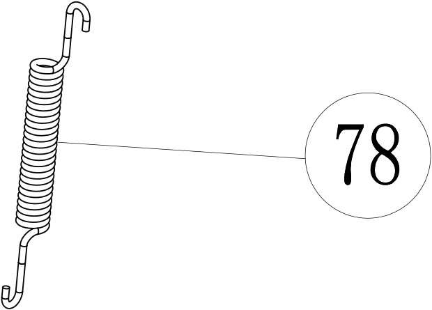 ACG Rasenmäherteile-46-078-Feder-für-Rad-Schaltung